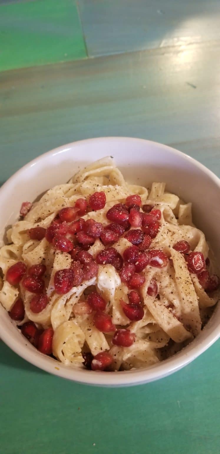 Simple Goat Cheese Pasta ⋆ Dietitian Jenn
