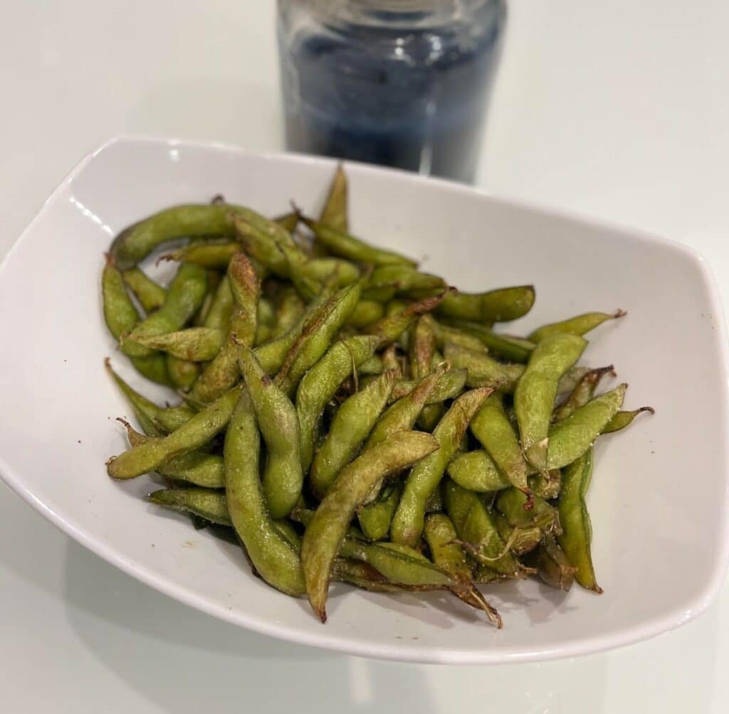 Air Fryer Edamame ⋆ Dietitian Jenn ⋆ Snacks