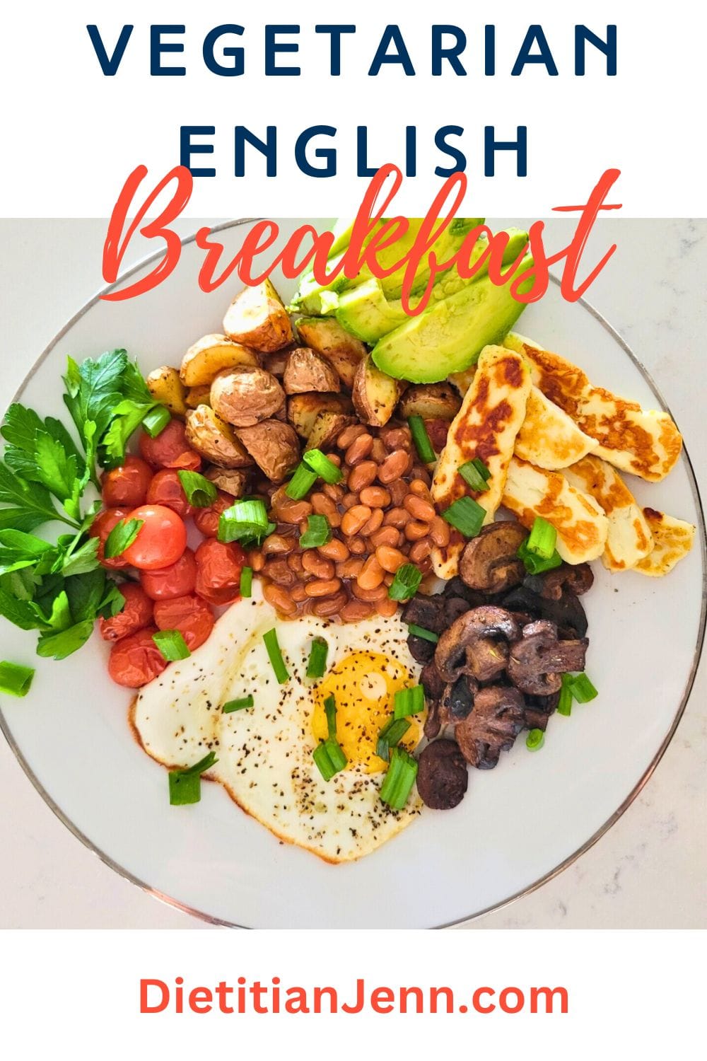Vegetarian English Breakfast Made Easy ⋆ Dietitian Jenn ⋆