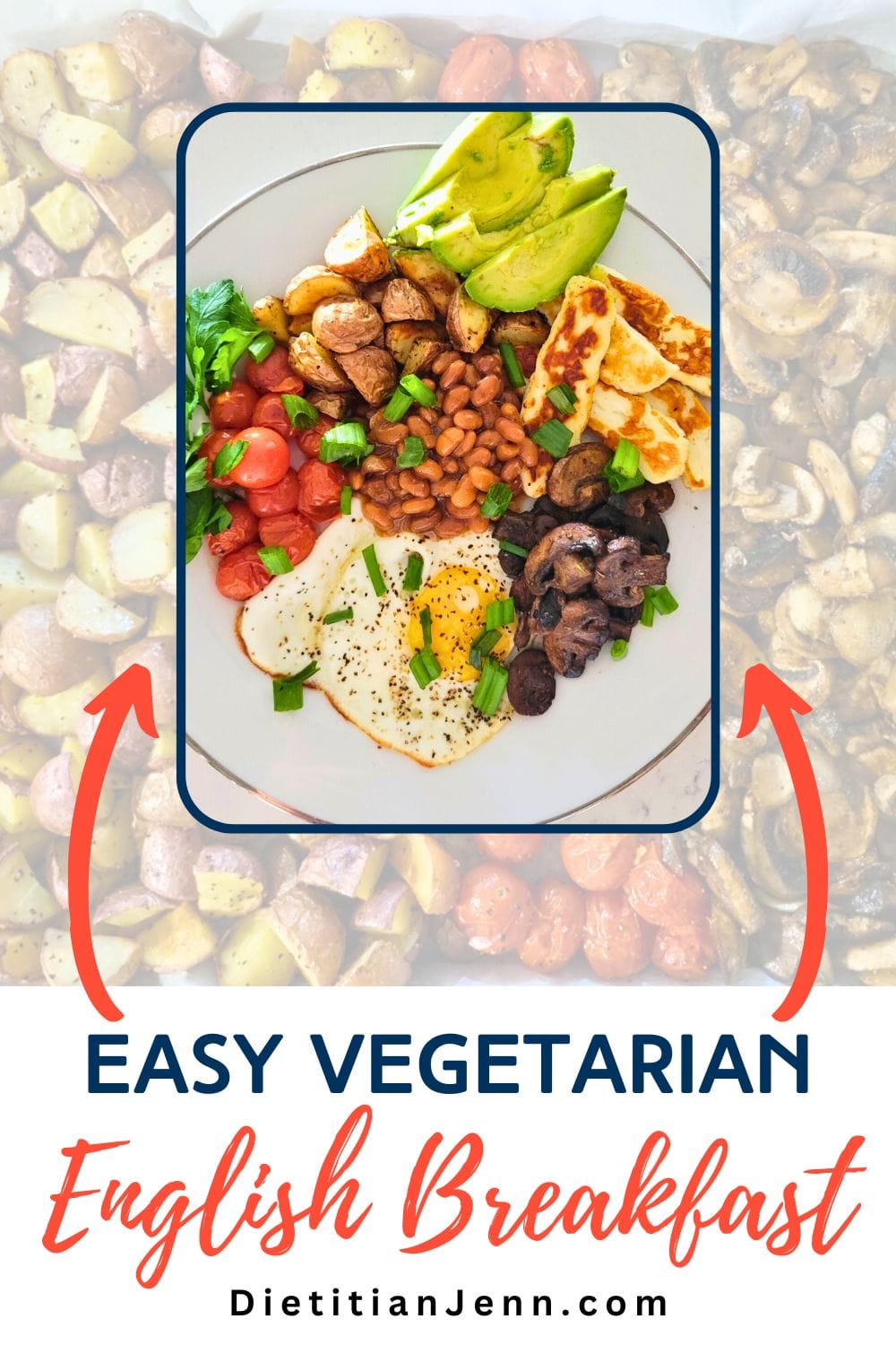 Vegetarian English Breakfast Made Easy ⋆ Dietitian Jenn ⋆