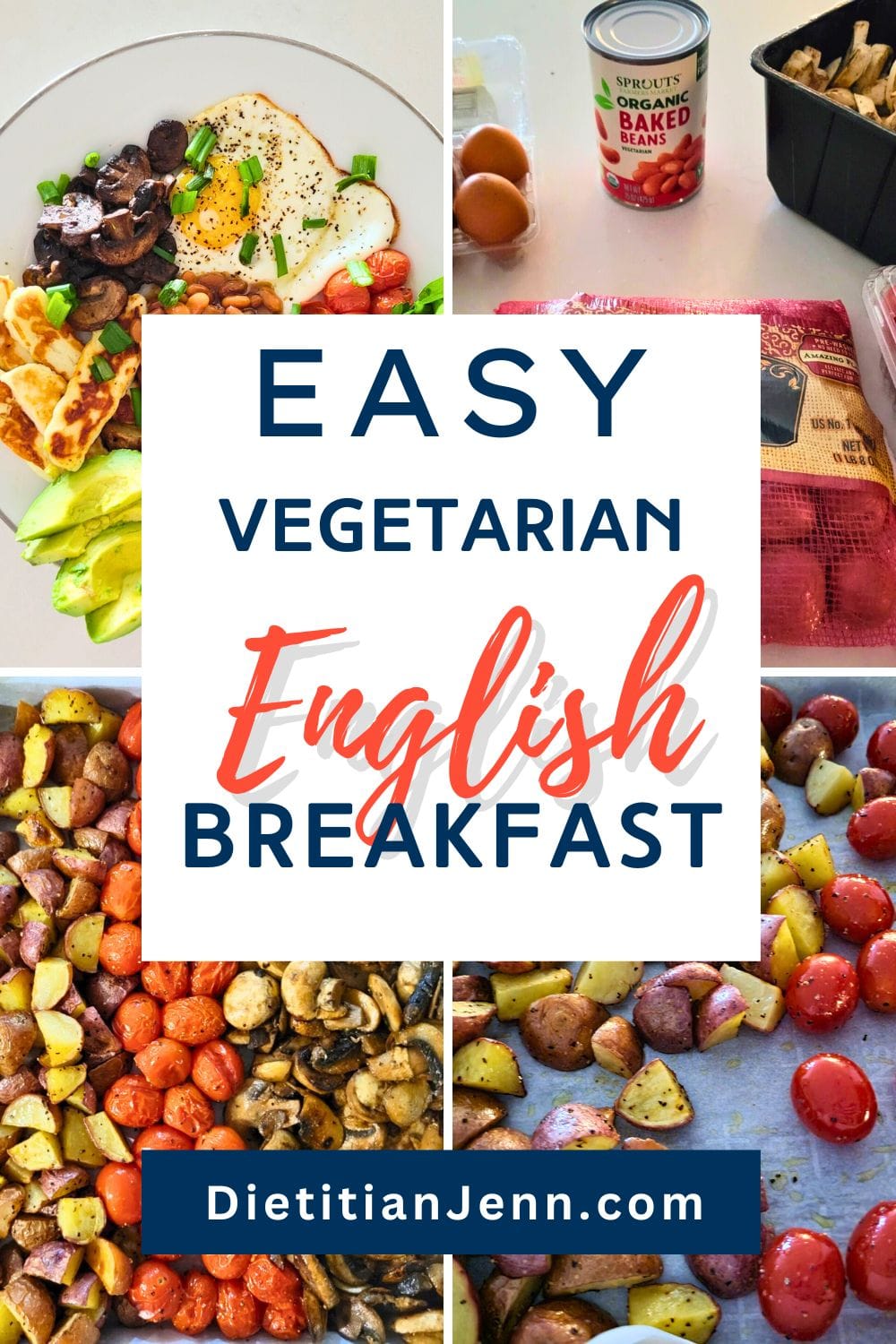 Vegetarian English Breakfast Made Easy ⋆ Dietitian Jenn ⋆