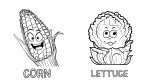 Fun Fruits and Vegetables Coloring Book!!! ⋆ Dietitian Jenn ⋆