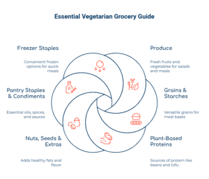 Beginner Vegetarian Grocery List: Easy Staples for Newbies